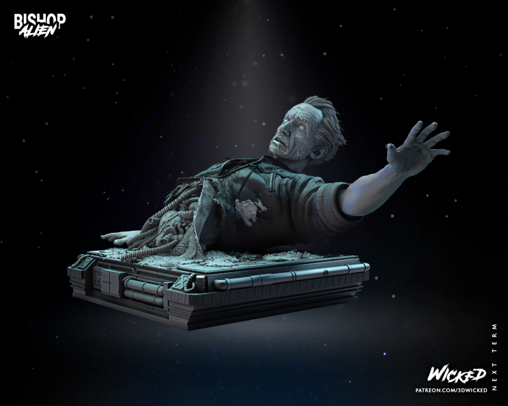 Aliens Bishop Sculpture (Model Kit) – JKL Creators