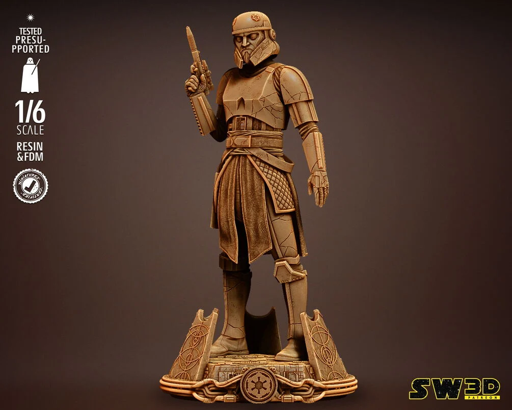 Captain Enoch Sculpture (Model Kit) – JKL Creators