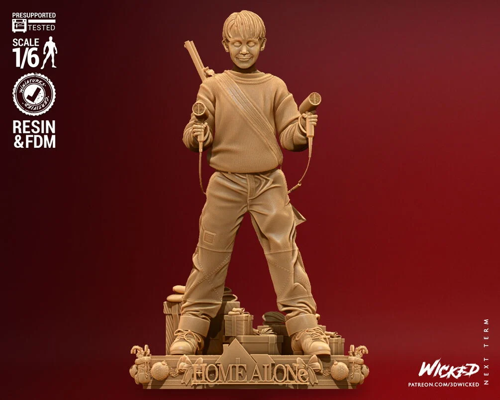 Home Alone Kevin Sculpture (Model Kit) – JKL Creators