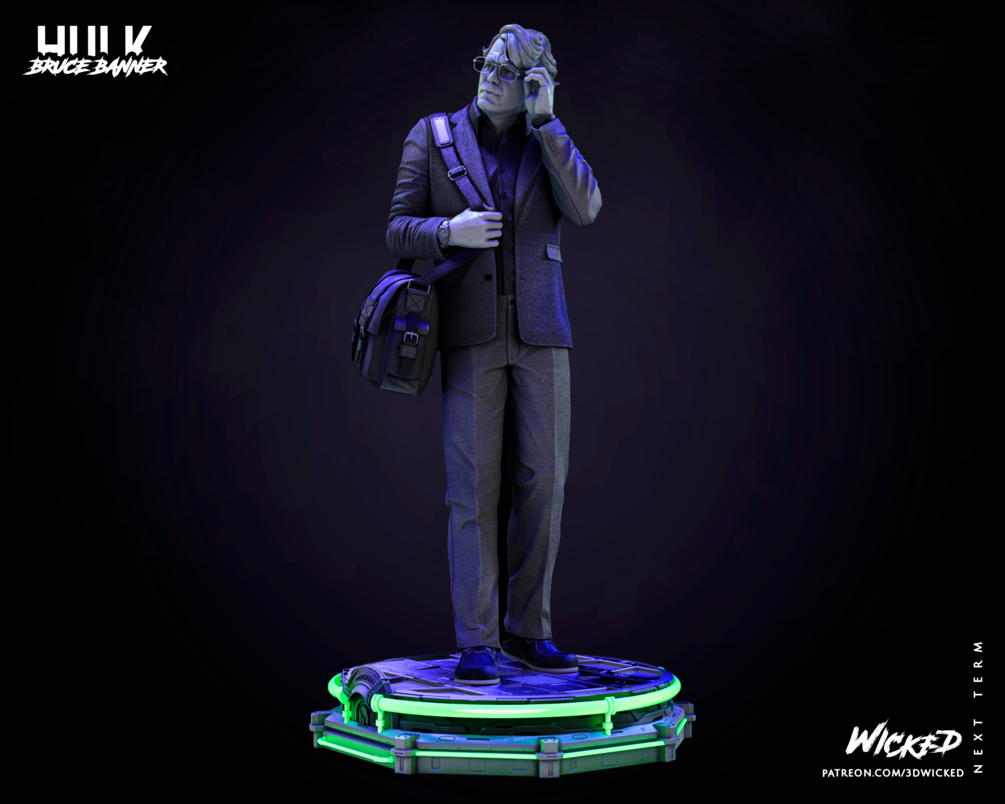 Hulk Bruce Banner Sculpture – JKL Creators