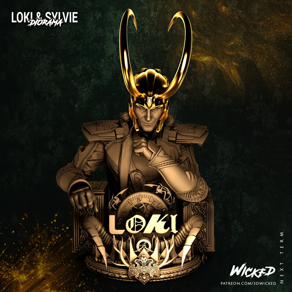 Loki Bust (Model Kit) – JKL Creators