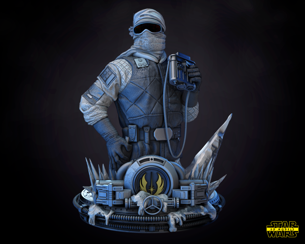 Luke Snowsuit Bust (Model Kit) – JKL Creators