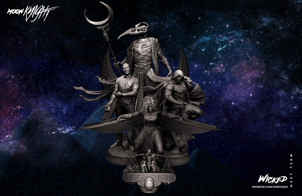 Moon Knight Diorama (Model Kit) – JKL Creators