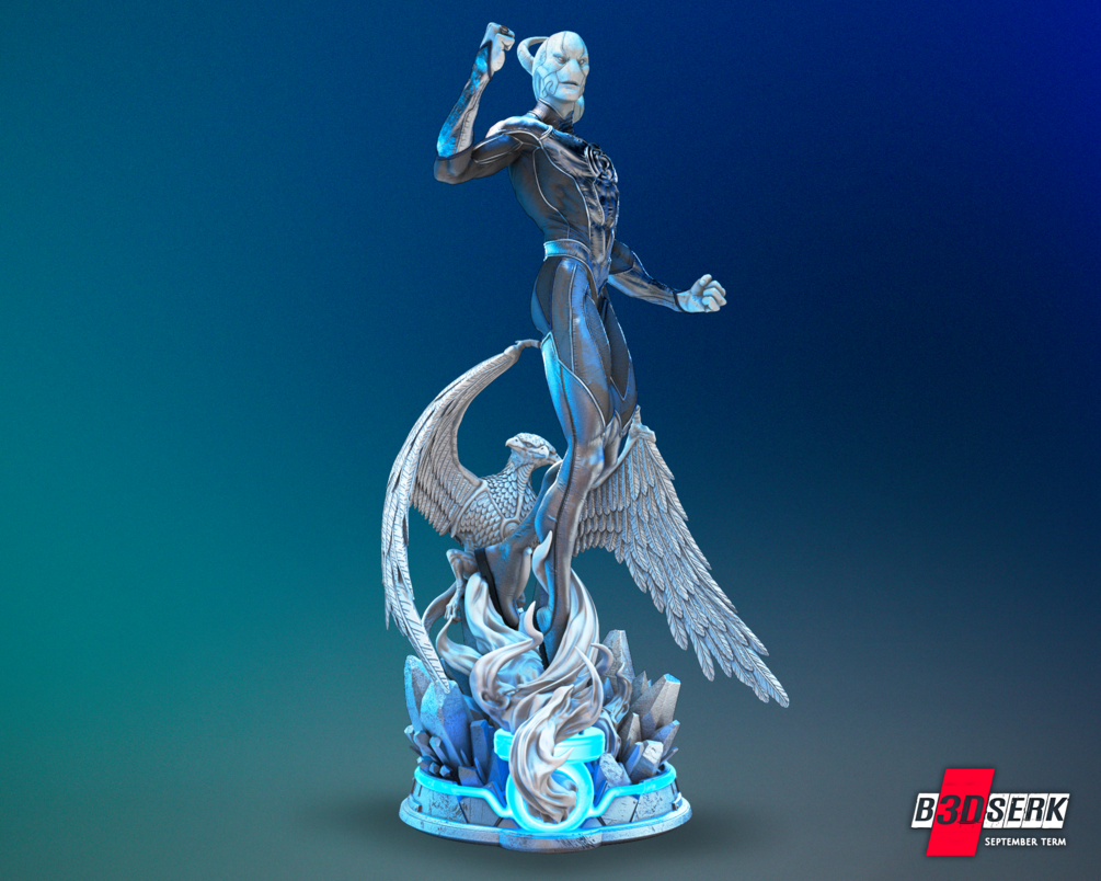 Saint Walker Blue Lantern Sculpture – JKL Creators