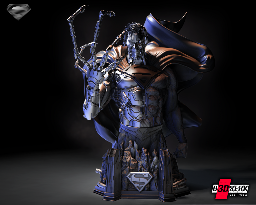 Superman Cyborg Bust (Model Kit) – JKL Creators