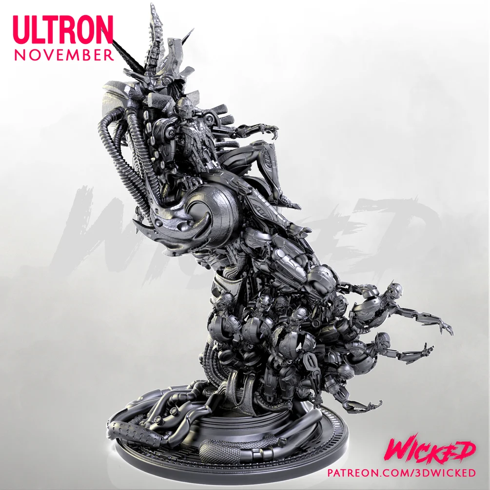 Ultron Sculpture (Model Kit) – JKL Creators