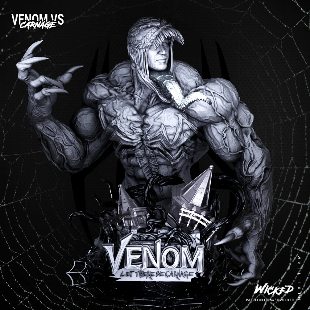 Venom Let there Be Carnage Bust (Model Kit) – JKL Creators
