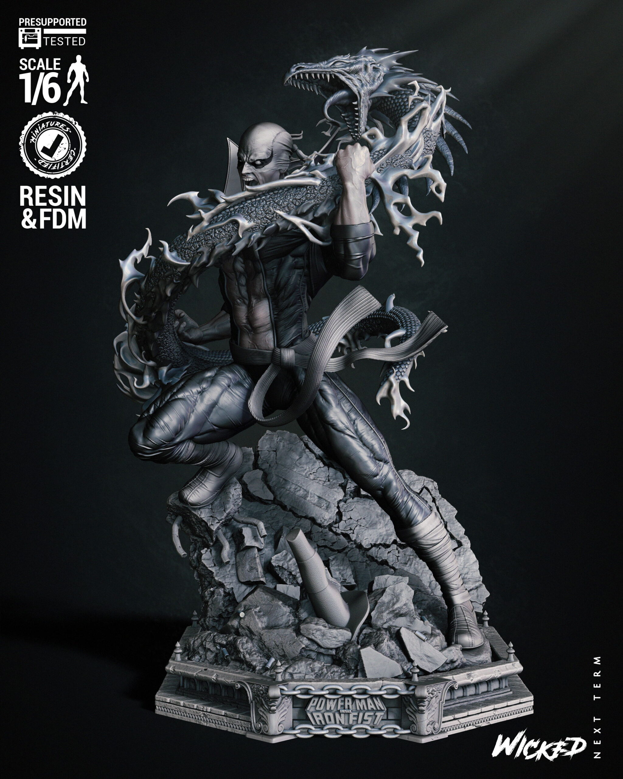 Iron Fist Sculpture (Model Kit) – JKL Creators