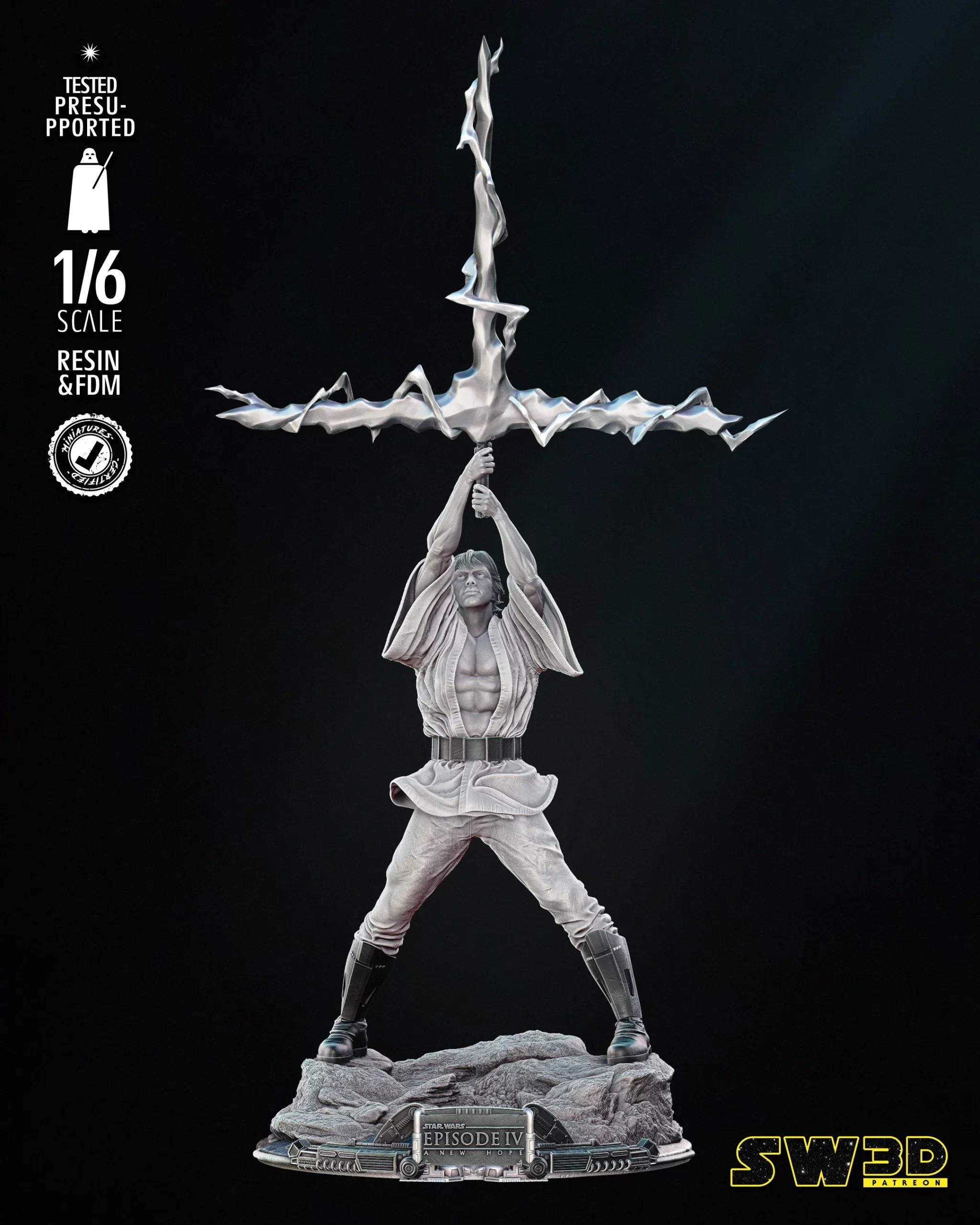 Luke New Hope Sculpture (Model Kit) – JKL Creators