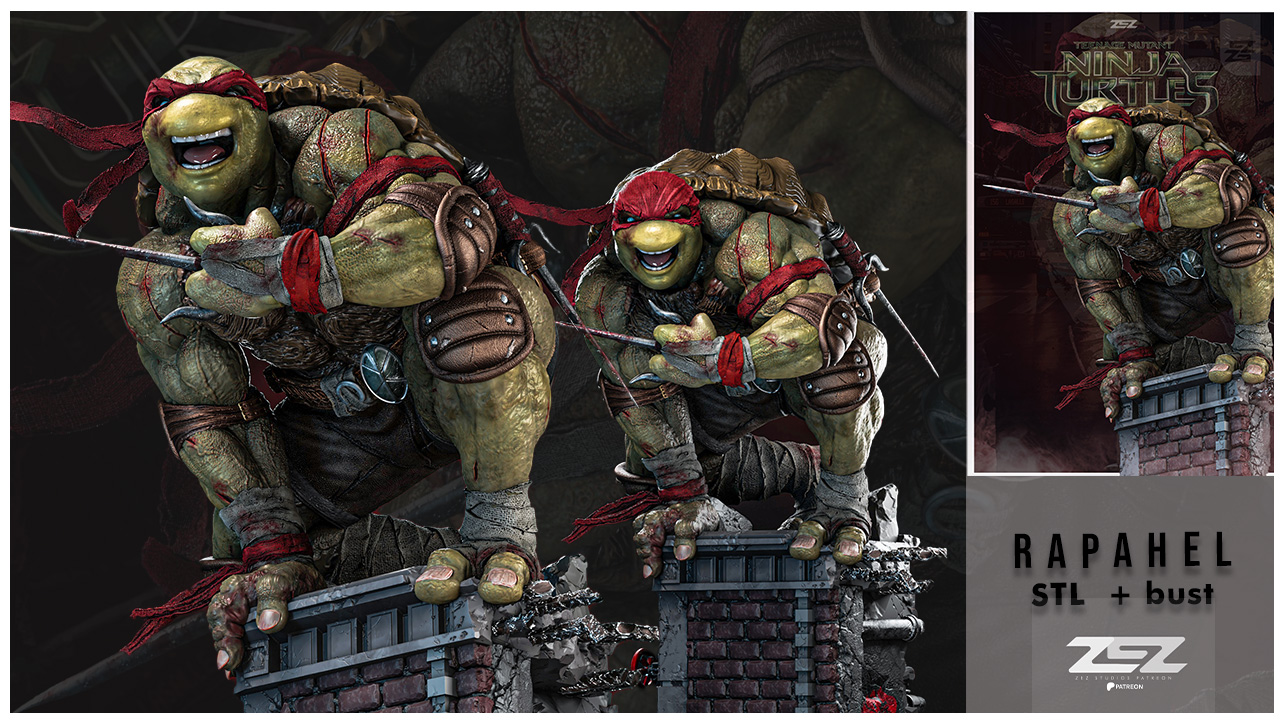 Raphael TMNT Statue – JKL Creators